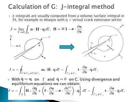 calculation of j integral