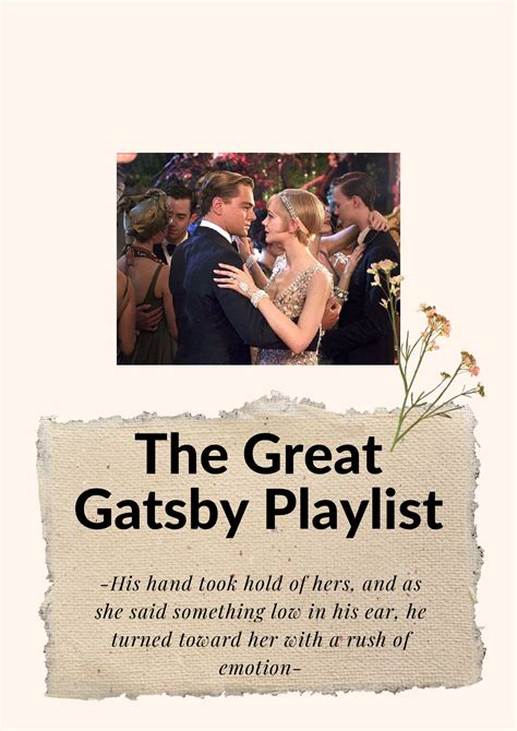 The Great Gatsby Playlist Clone Emilia Tatad Page Flip Pdf