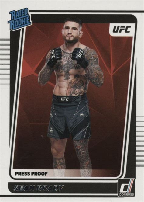Sean Brady 2022 Donruss Ufc 214 Press Proof Silver Bgs 9 Price Guide