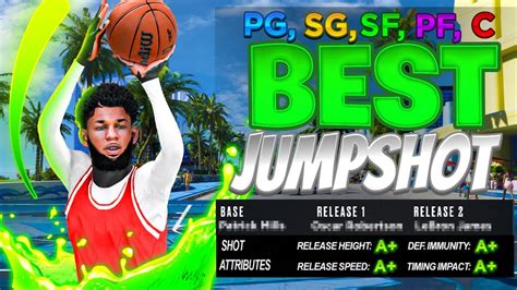 Best Jumpshots For Every Build Height 3 Pt Rating In Nba 2k24 Best