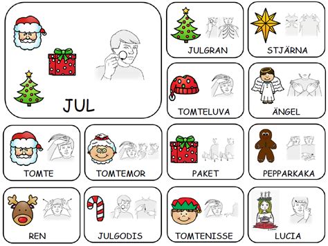 FRÖKEN LJUSTA MATERIAL OCH UPPGIFTER MED BILDER OCH TECKEN SOM STÖD