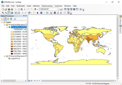 how to create population maps in arcmap