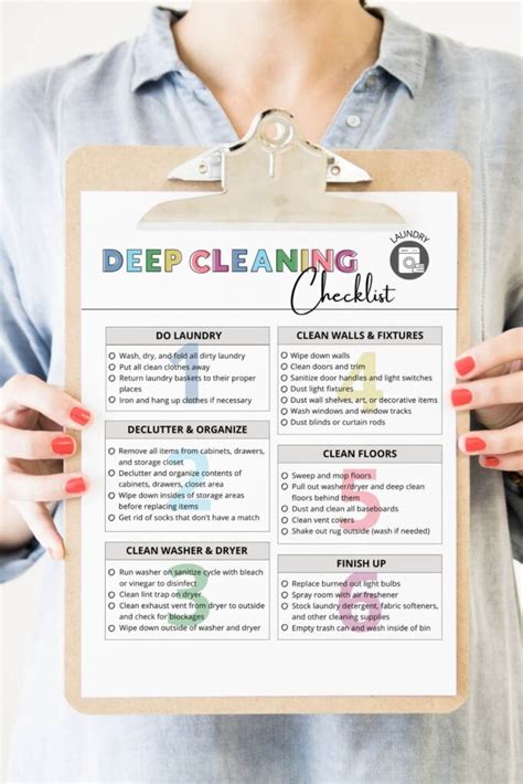 The Ultimate Laundry Room Cleaning Checklist Free Printable The
