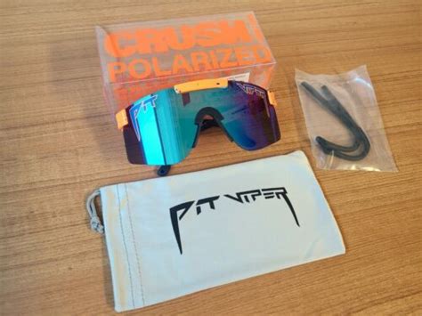 Pre Owned Viper Authentic Pit The Crush Single Wide Polarized Pit S