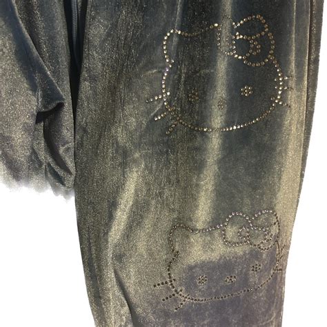 Hello Kitty Blue Velour 2 Piece Track Suit Never Depop