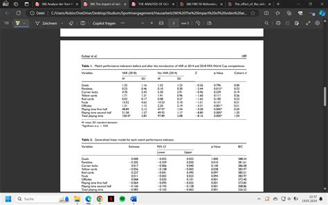 Statistik Mittelwert Mathematik Fußball