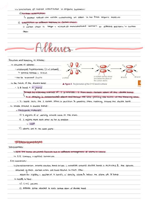 Alkenes Notes Cls3003 B Studocu