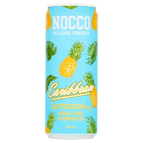 Nocco Bcaa Caribbean Energy Drink 330ml The Pantry Basket