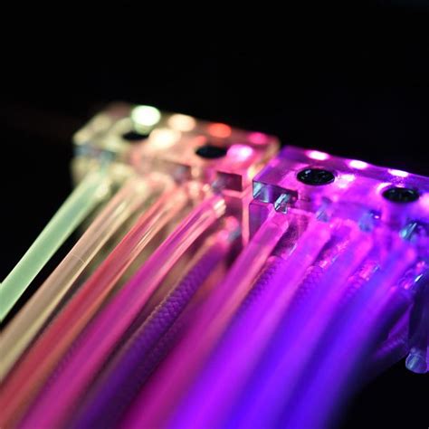 Lian Li Pw8 V2 Addressable Rgb Strimer Plus 8 Pins Extension 300mm