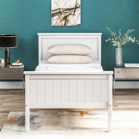 Lit Enfant En Bois Structre De Lit Style Classique 90 X 190 Cm