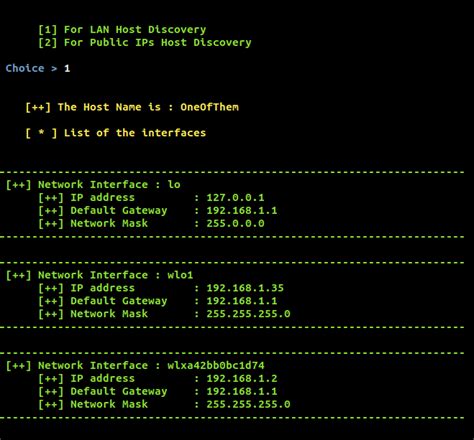 Screenshot Of Lan Host Discovery Netsec Tool Download Scientific Diagram