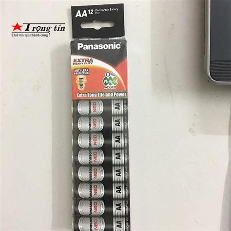 Pin Aa Panasonic Vỉ 12 Viên Carbon Pin 2a R6nt 12h Chính Hãng Giá Tốt