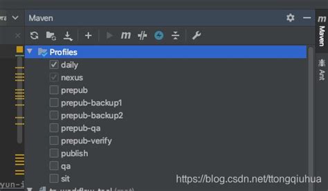 Idea 中的profiles详解idea Profiles Csdn博客