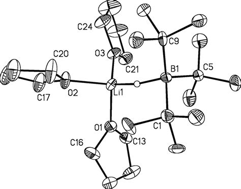 Molecular Structure Of Thf 3 Li Hbtbu 3 11 · 3 Thf Thermal