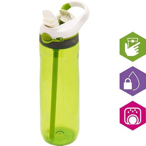 China Customized Plastic Water Bottle With Straw Manufacturers