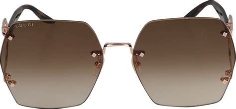 Gucci Eyewear Hexagonal Sunglasses Shopstyle