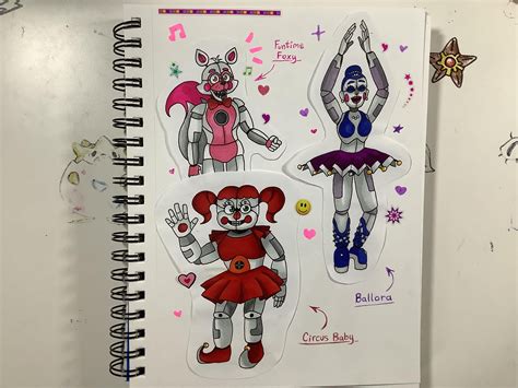 Here Are Some Fnaf Security Breach Drawings I Made R