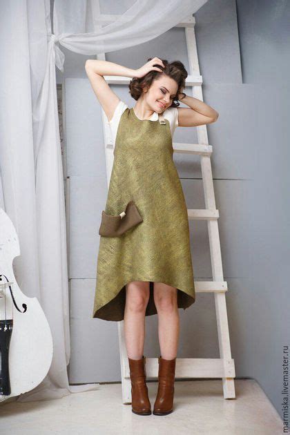 Купить или заказать Валяный сарафан Листва в интернет магазине на Ярмарке Мастеров Спортивный