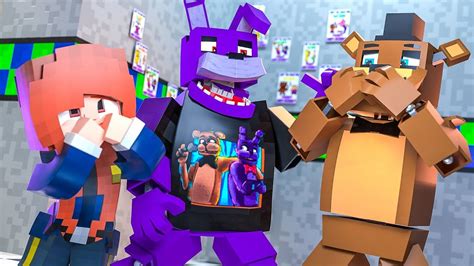 Minecraft FNAF 7 Pizzeria Simulator BUY THE SHIRT Minecraft