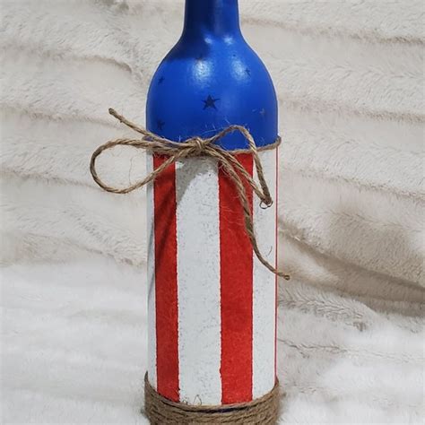 Painted Wine Bottle Etsy