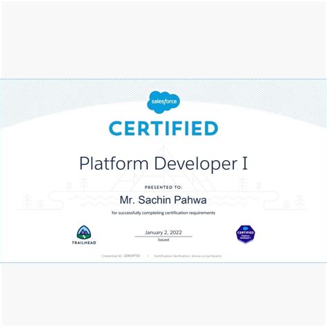 sachin pahwa on linkedin successfully completed salesforce platform