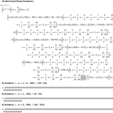 Hypergeometric Formula Pα For Hilbertschmidt Generic 2 × 2