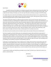 A Seibert EC252Mod2Project 04 18 Docx Dear Parents I Wanted To Reach