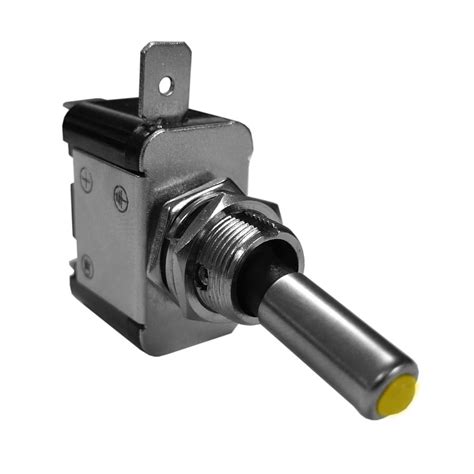 Led Illuminated On Off Toogle Switch With Amber Led From Merlin Motorsport