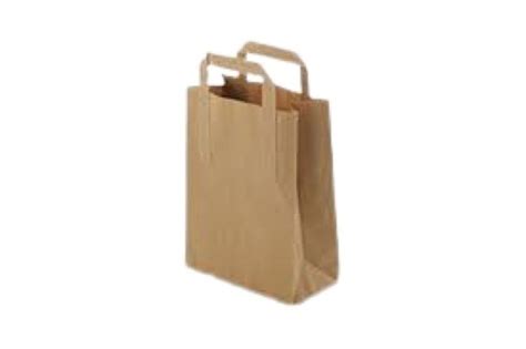 Eco Friendly Kraft Paper Bag 157x219mm Size Durable Recyclable Hand