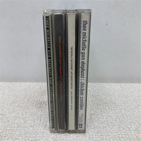 I0318a3 Thee Michelle Gun Elephant ミッシェルガン エレファント Cd 4巻セット 音楽 邦楽 ロック