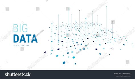 Big Data Visual Information Background Connection Stock Vector Royalty
