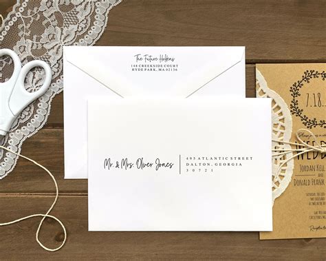 Address Label Template Label Templates Printable Wedding Envelopes