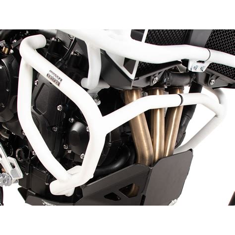 Hepco Becker 501 7658 00 03 Lower Crashbars White For Triumph Tiger