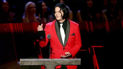 Jack White Sin Meg Dio Discurso En La Inducción De The White Stripes