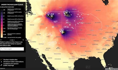 Chilling Doomsday Nuclear Map Reveals How Fast Us Citizens Would Die
