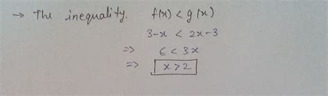 Solved Question 3 2 Pts The Graphs Of Two Linear Functions Are
