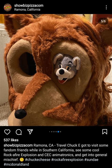 Every Chuck E Cheese Foxy Colleen Photo I Could Find Ranimatronics