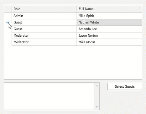 Multiple Row And Cell Selection WinForms Controls DevExpress Documentation