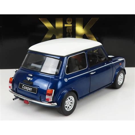 Mini Cooper Rhd 1992 Blue Metallic White Kk Scale Kkdc120053r