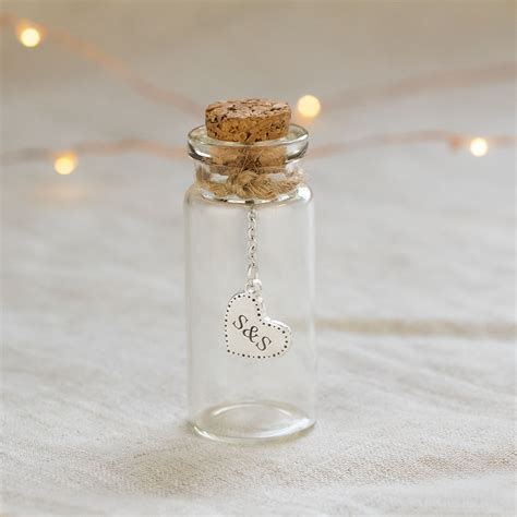 Personalised Keepsake Jars Silvery Personalised Jewellery