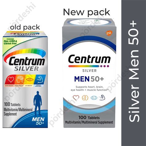 Centrum Silver Men 50 Multivitamins Price In Bd Pordeshi