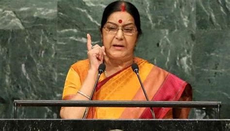Bjp Hails Sushma Swarajs Speech At Unga Says Pakistan Has Been