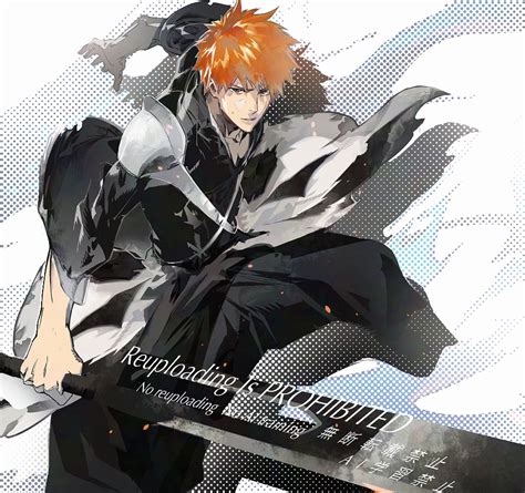 Kurosaki Ichigo Bleach Drawn By Cofffee Danbooru