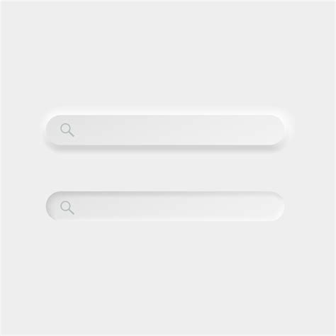 neumorphism style ui ux user interface button vector illustration