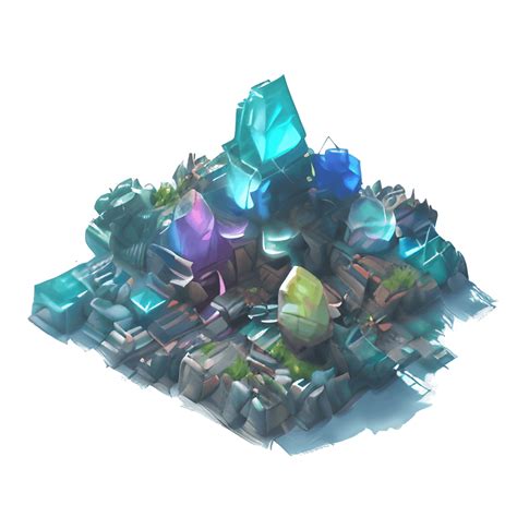 Gemstone Cluster Graphic · Creative Fabrica