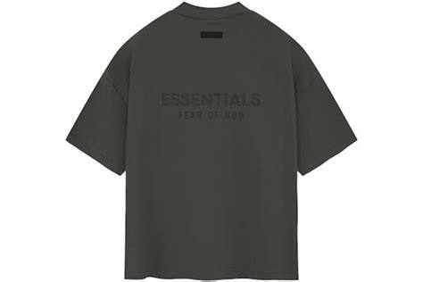 Fear Of God Essentials V Neck Tee Ink Mens Ss24 Us