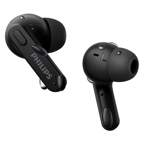 Fone De Ouvido Sem Fio Philips Tat Tws Preto Bluetooth Wireless Resistente Gua Suor