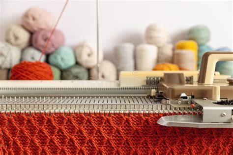 Manual Knitting Machine Stock Image Image Of Knit 294171249