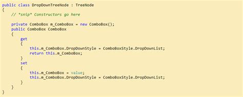 create class derived from treenode ni community