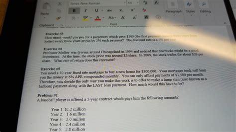 Solved XTimes New Roman Paste Paragraph Styles Editing Font Chegg